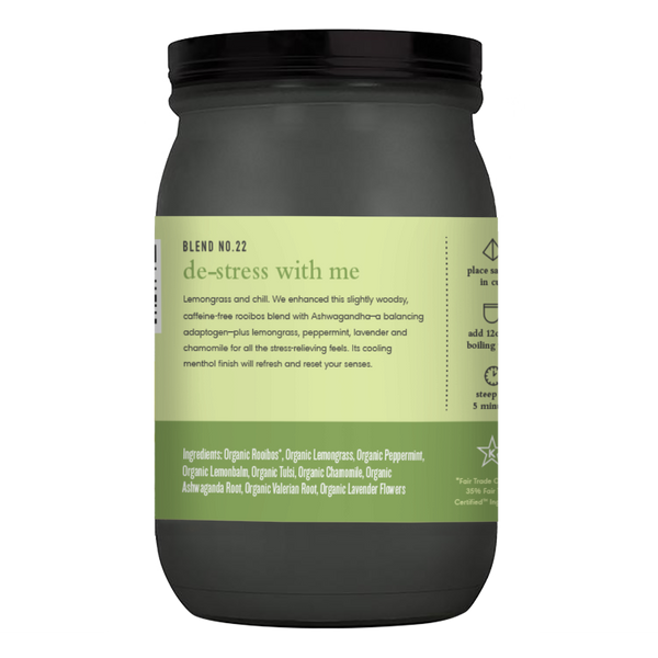 Organic De-Stress Rooibos Tea, Caffeine Free, in Pyramid Tea Bags ...